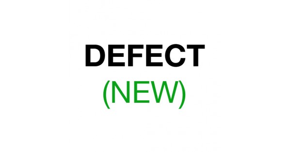 Defect Items (New)